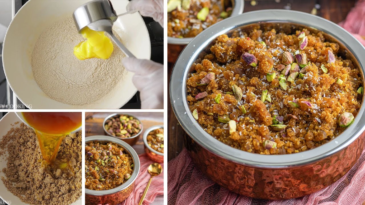 Khabeesa Recipe | Emarati flour Khabeesa | Emarati Dessert Recipe ...