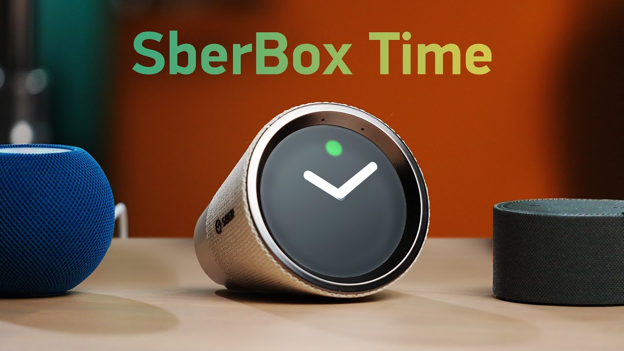 Обзор SberBox Time — сравниваем с HomePod mini и Станцией Мини 2 - YouTube