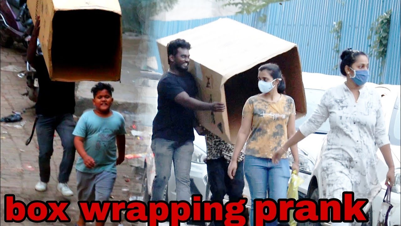 Box wrapping prank (Prank in india 2020)|@RD Prank| - YouTube