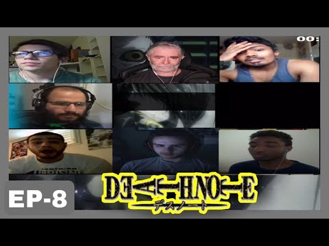 Glare! Death Note episode 8 reaction mashup - YouTube