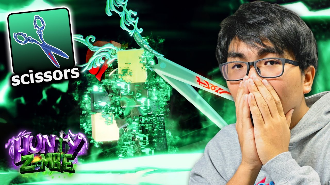อาวุธ Scissors ️ | Roblox Hunty Zombie - YouTube