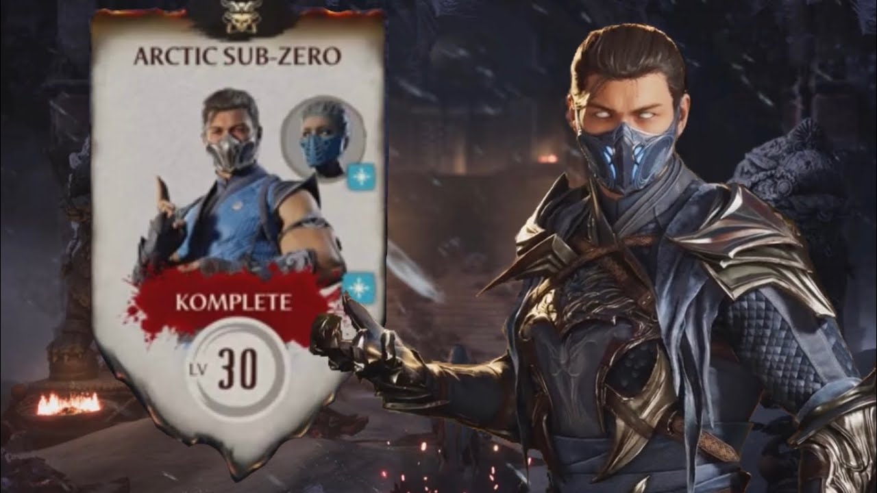 Mortal Kombat 1 Playing Season 3 Arctic Sub- Zero lvl 30 I got my a ...