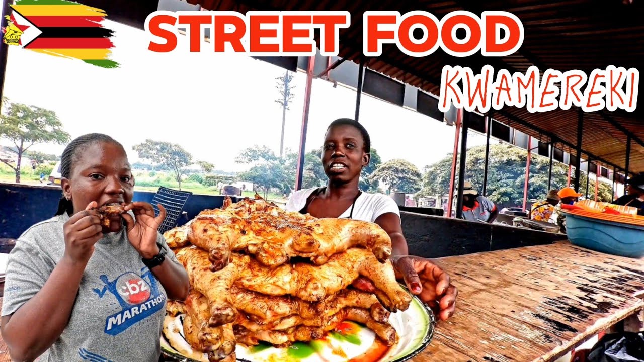 I Tried Zimbabwe's Most Delicious Street Food | KwaMereki 🇿🇼 - YouTube