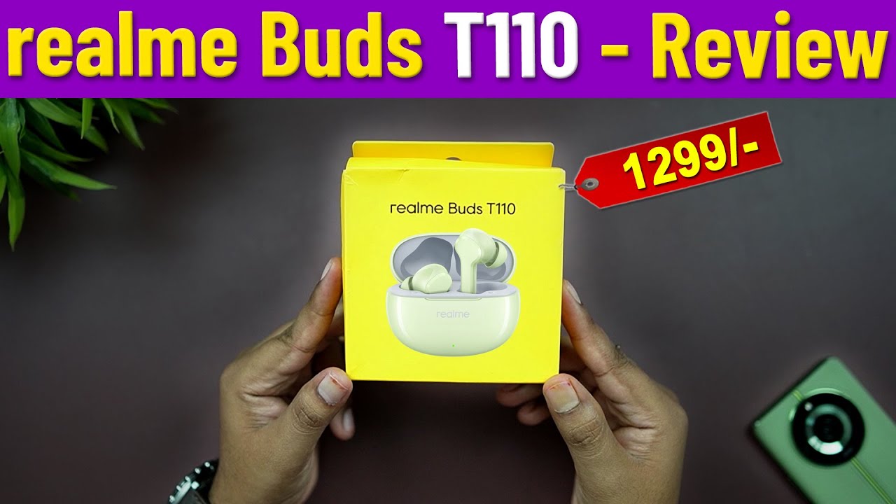 realme T110 Unboxing | realme T110 Earbuds | realme T110 Earbuds Review ...