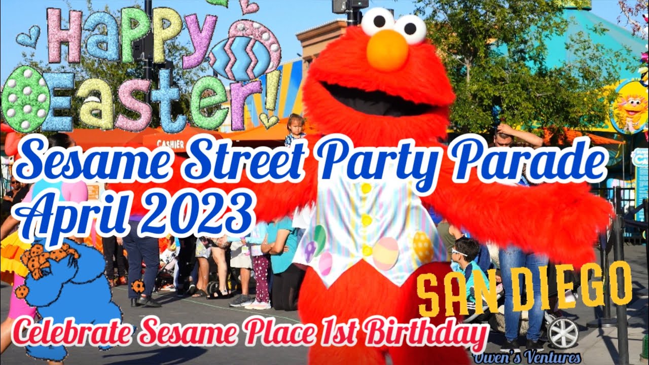 2023 Sesame Street Party Parade 4K | Sesame Place San Diego 1st ...