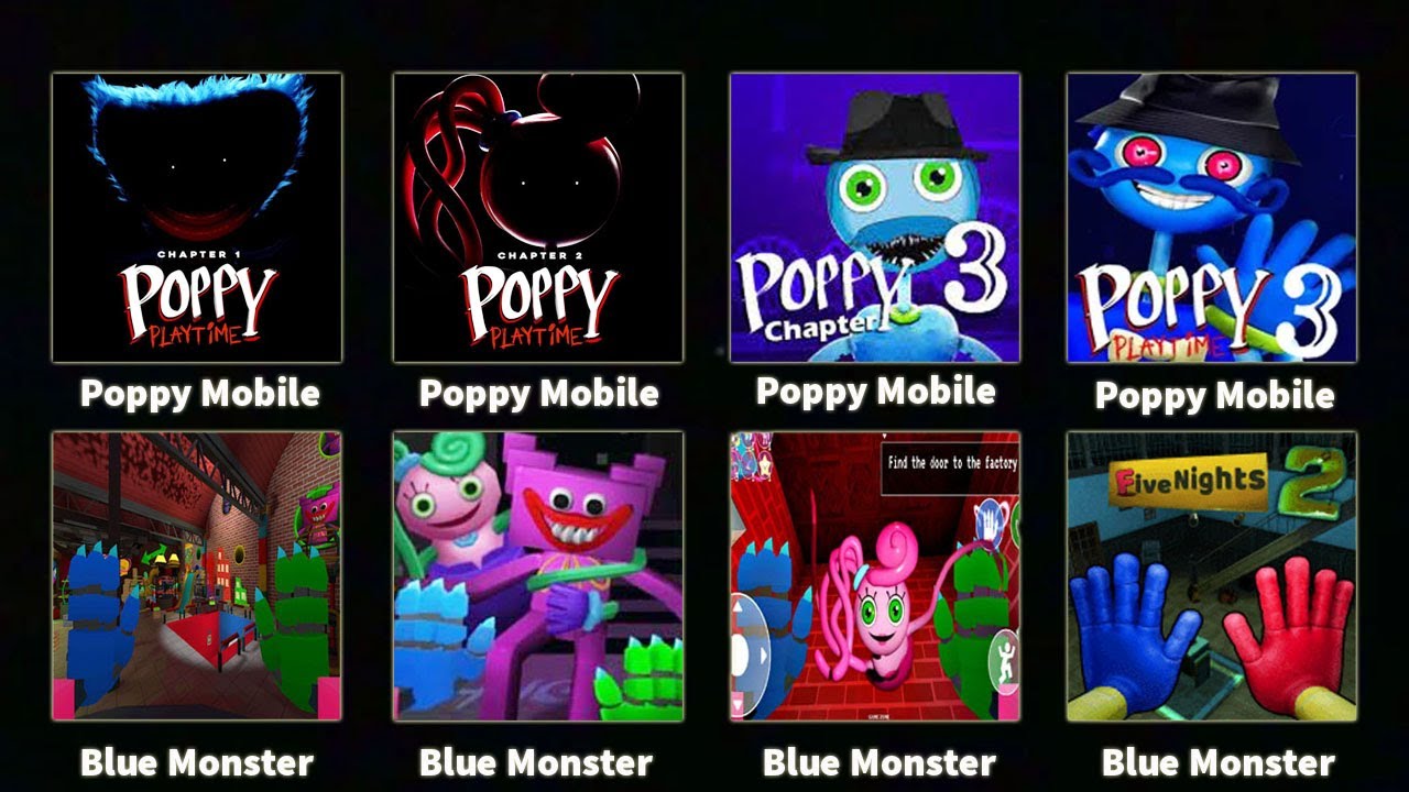 Blue Monster Escape: Chapter 2 - Poppy Playtime 3 - Poppy Playtime ...