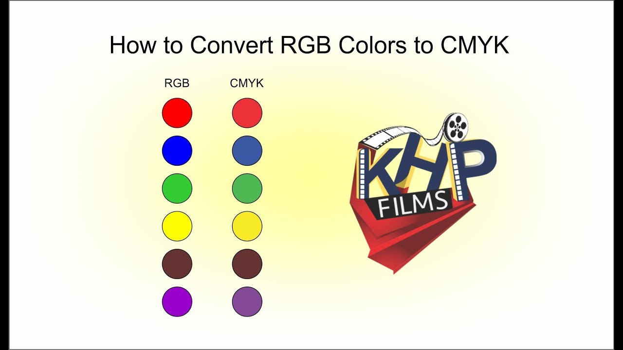 Converting RGB Colors To CMYK Tutorial YouTube Converting RGB Colors To CMYK Tutorial YouTube