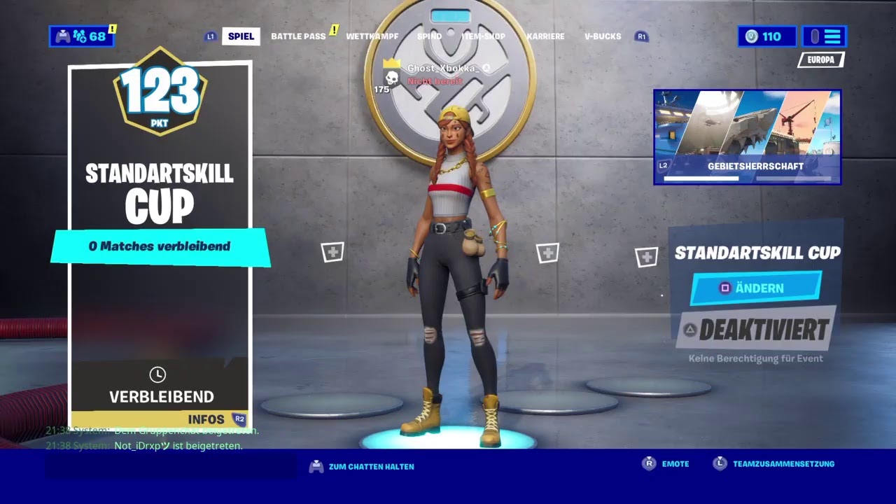 Fortnite LIve Standard skill cup - YouTube