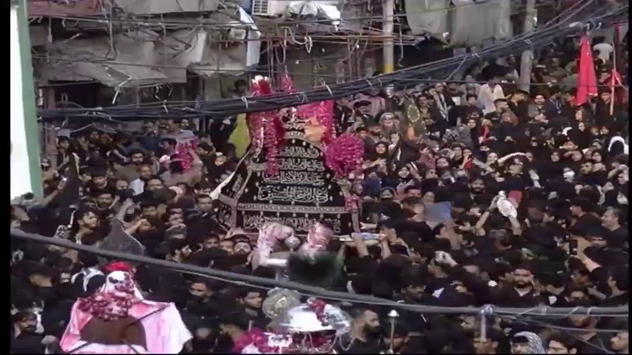 Markazi Jaloos Karbala Gamy Shah | Chehlam Imam Hussain A.S & Shuhda e Karbla | 24 News HD - YouTube