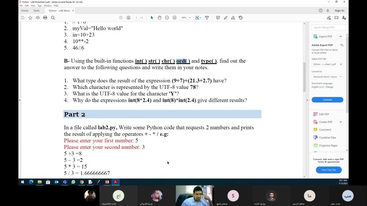 Python Programming Lecture 5 continue on Boolean operators in Arabic - YouTube