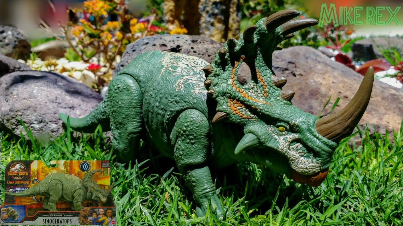 Sinoceratops ||| Jurassic World Camp Cretaceous ||| Mattel - YouTube