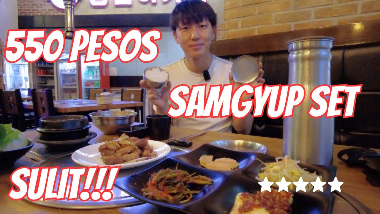 SOLO SAMGYUP POSSIBLE with 550 Pesos in Pasay City - YouTube