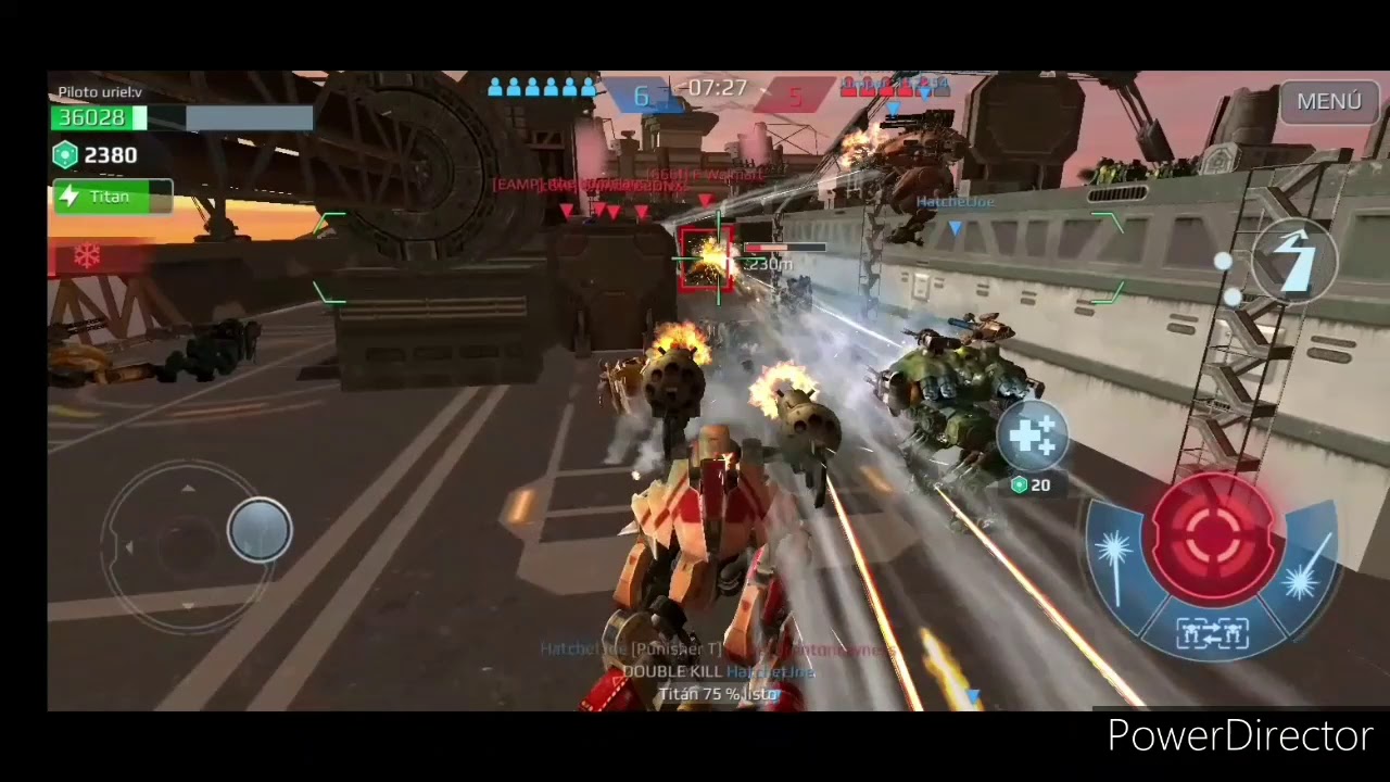 War robots una partida uwu - YouTube