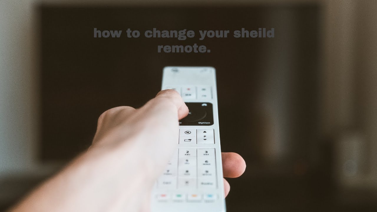 how to change your dead batteries in your shield remote for your shield ...