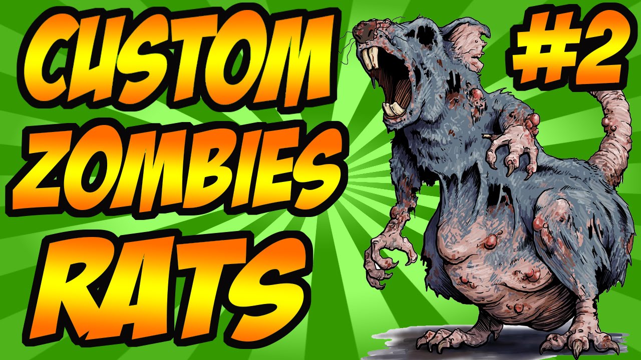 Custom Zombies "Rats" V2 Pt2 (FREE ZAP GUN!) - YouTube