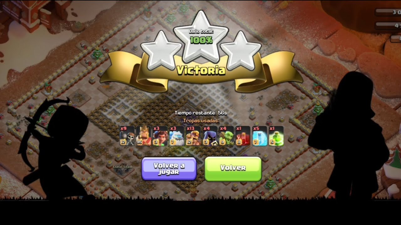 Completando el evento El Guantelete Celestial, Clash Of Clans - YouTube