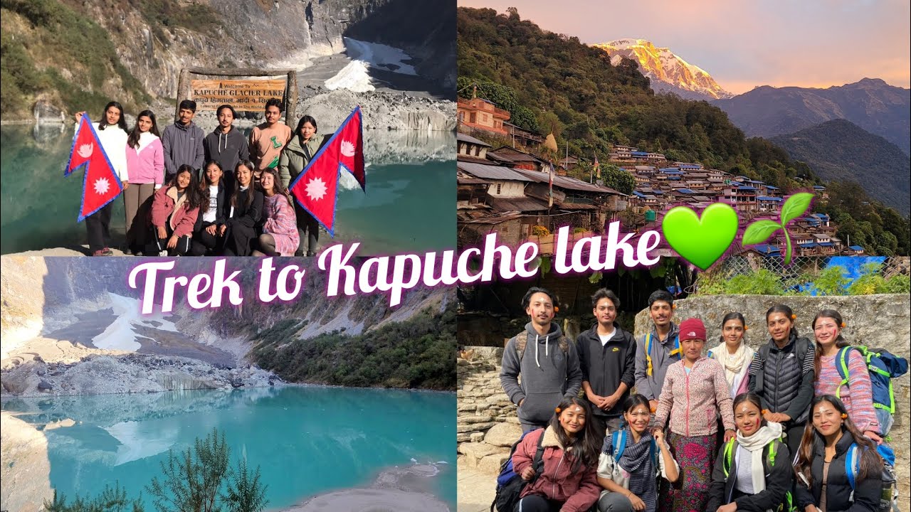 Trek to Kapuche glacier lake (2450m) from Sikles💚 |Nepal| |Travel ...