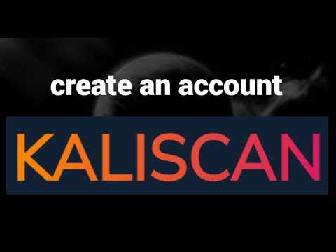 How to create an account on the KaliScan website - YouTube