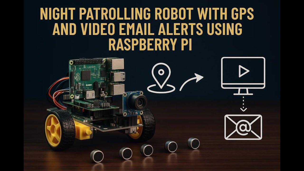 Night patrolling robot using Raspberry pi for Women Safety - YouTube