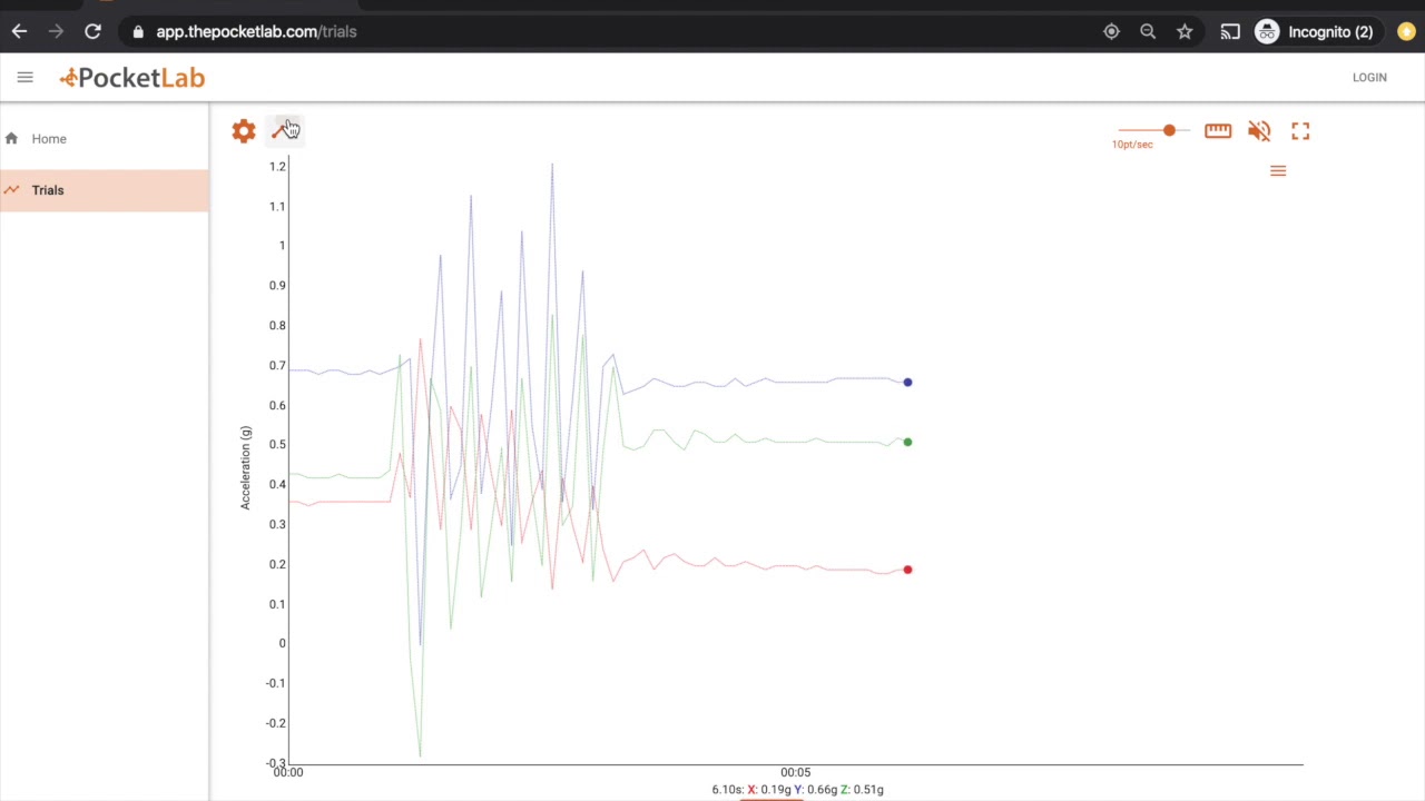 Connecting PocketLab to the Web App - YouTube