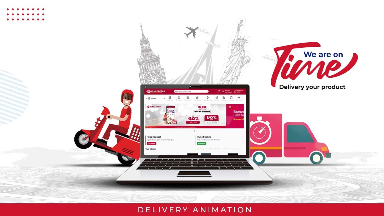 Delivery Animation | Motion Graphic Explainer Video. - YouTube