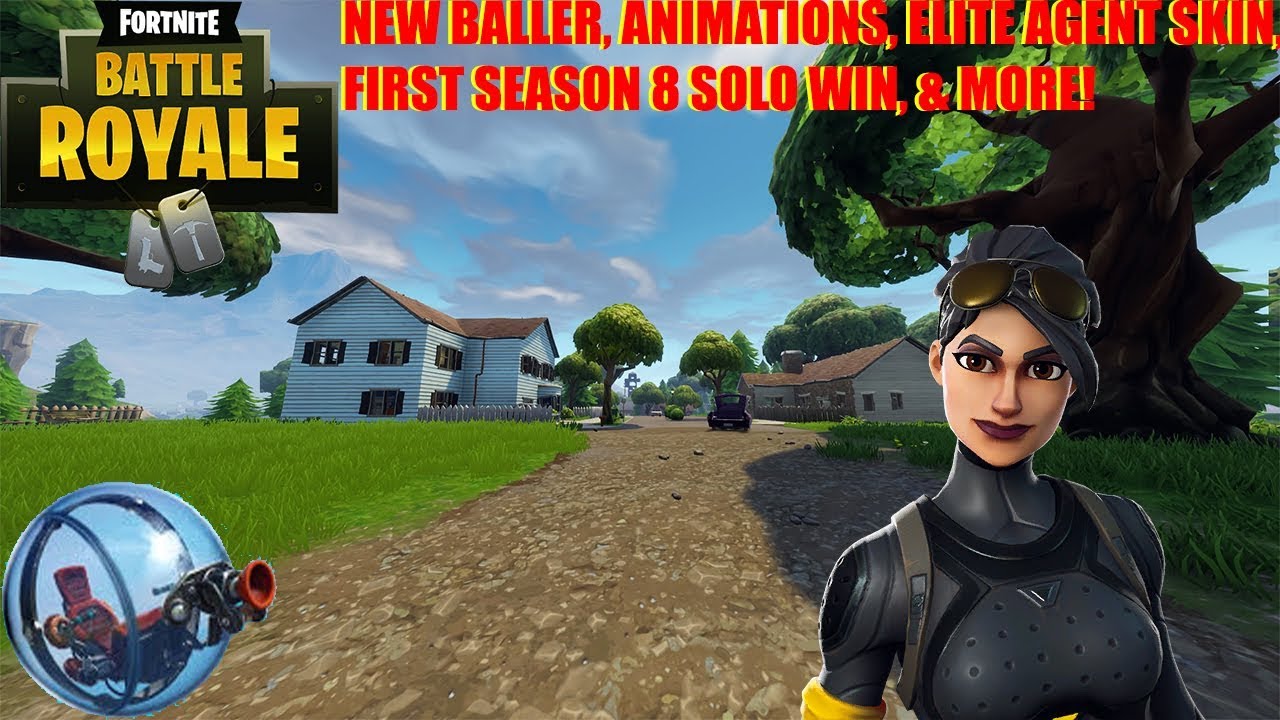 NEW Baller, Elite Agent Skin, & MORE | Fortnite Gameplay #71 - YouTube