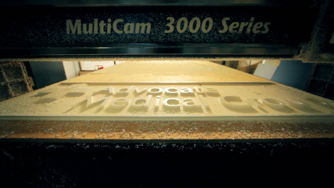 CNC Router (MultiCam 3000) - YouTube