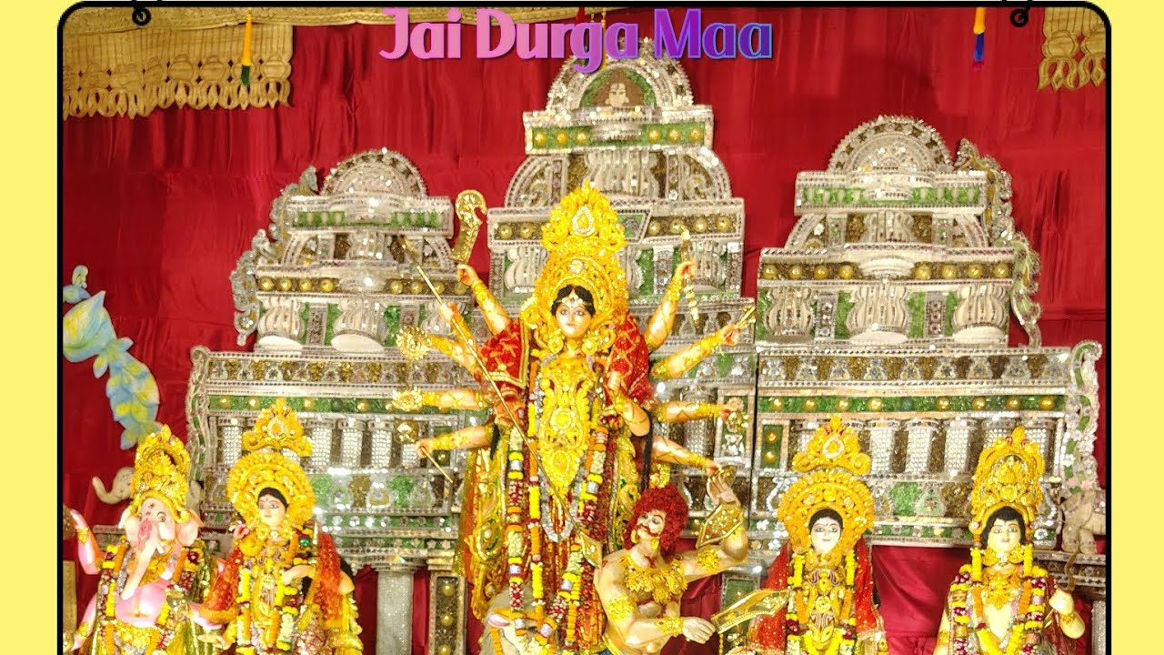 Jai Durga maa durga puja ja raha hai vidai samaroh come on friends all ...