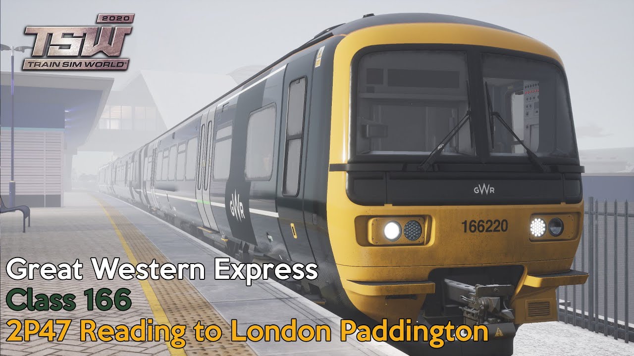 2P47 Reading to London Paddington - Great Western Express - Class 166 ...
