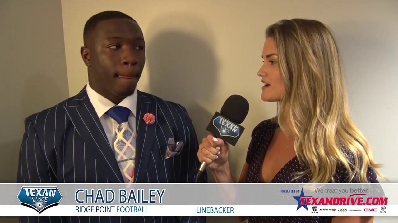 2017 Houston Touchdown Club Interview: Chad Bailey - LB - Ridge Point ...