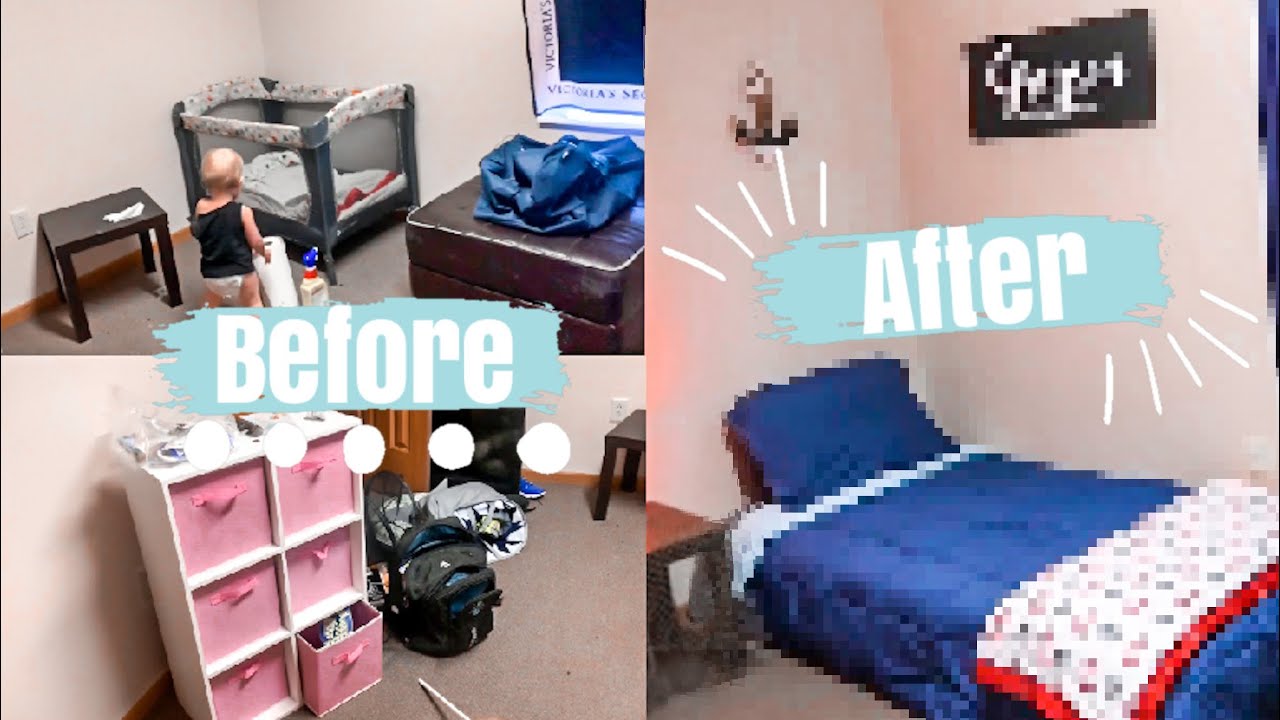 MAJOR BEDROOM MAKEOVER // Toddler Boy Room Transformation + Room Tour ...