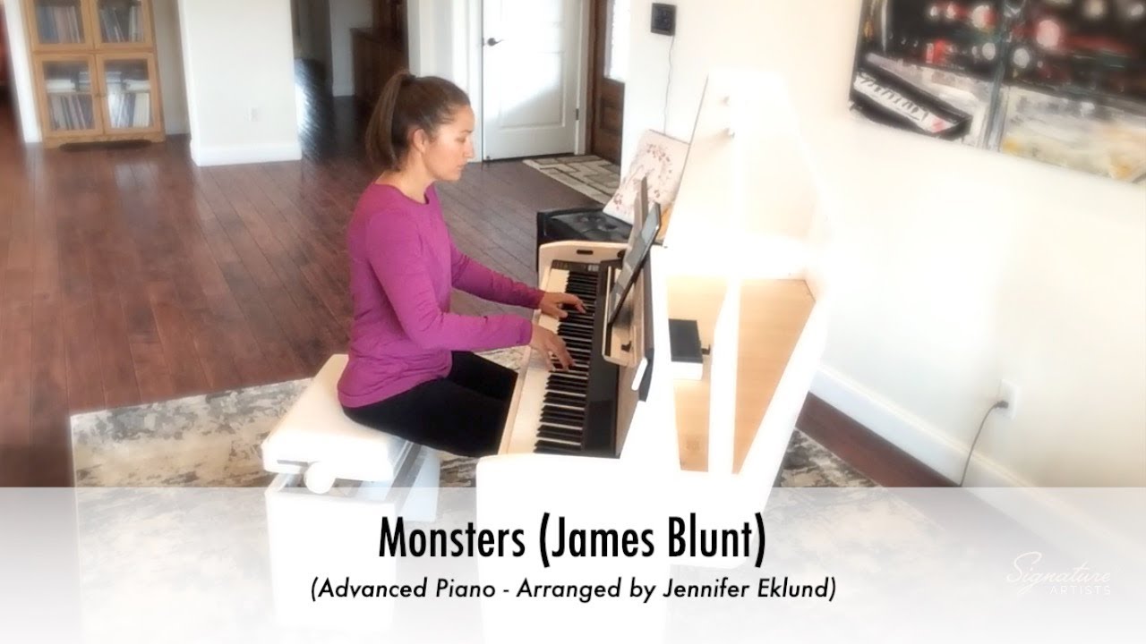 Monsters (James Blunt) - Advanced Piano Sheet Music - YouTube