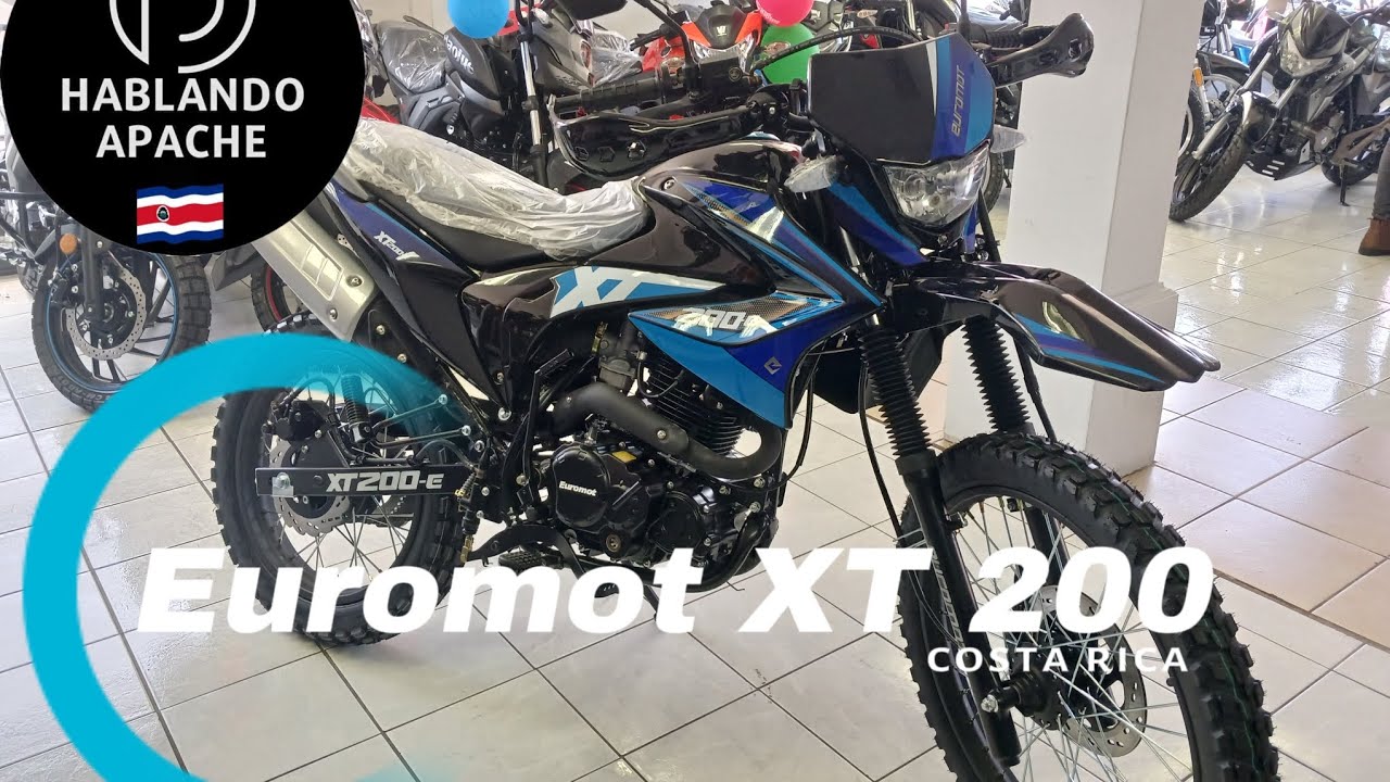 Euromot XT 200 ficha técnica, Costa Rica - YouTube