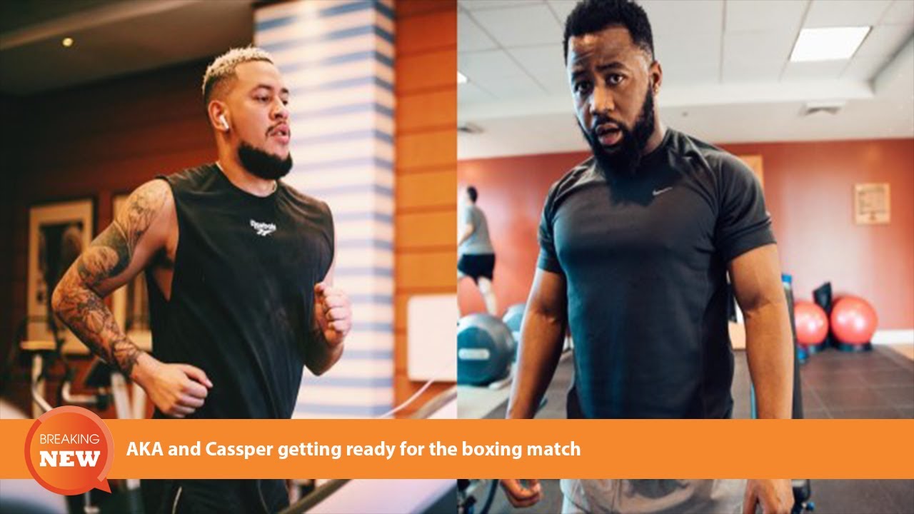 AKA and Cassper getting ready for the boxing match - YouTube