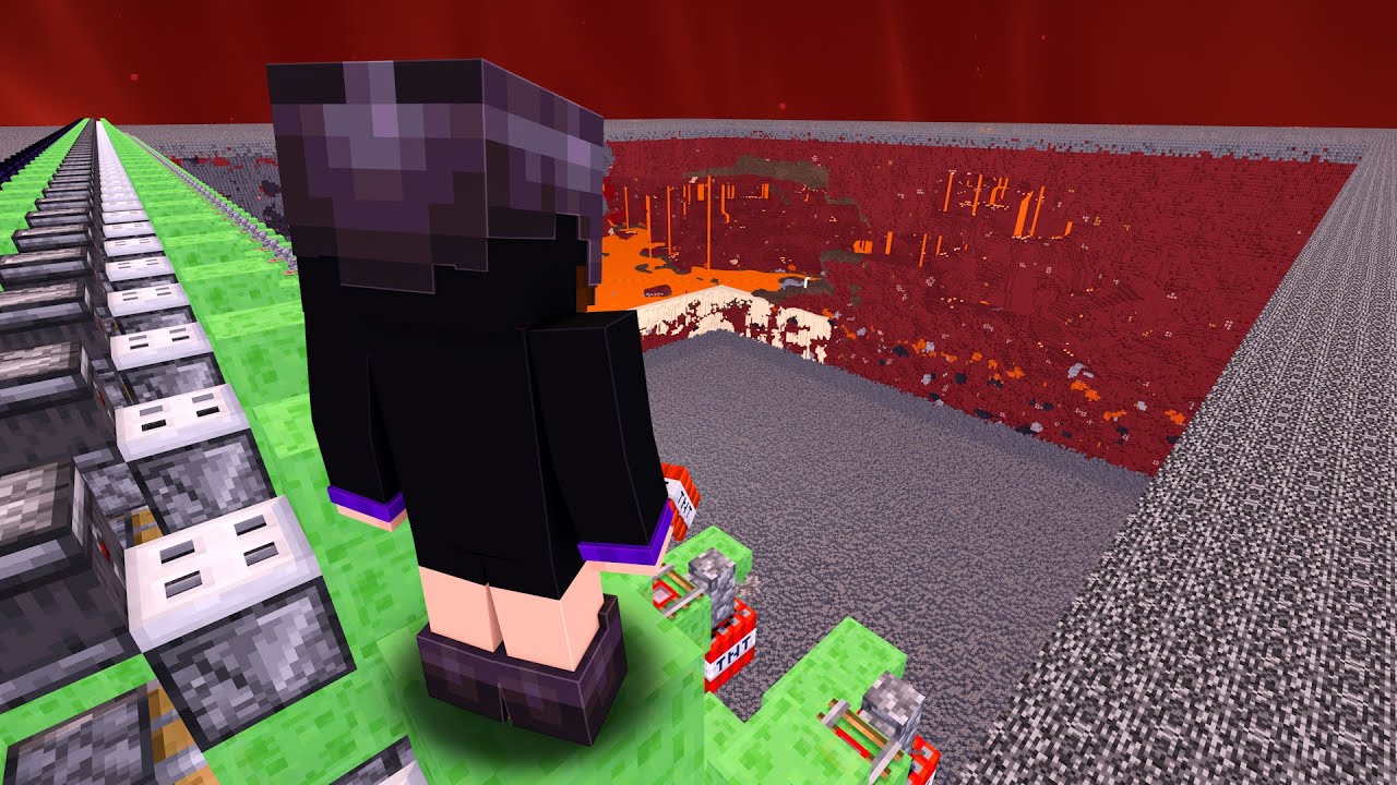 EXPLODI 8 MILHÕES de NETHERRACKS Para a FARM de WITHER SKELETON na ...