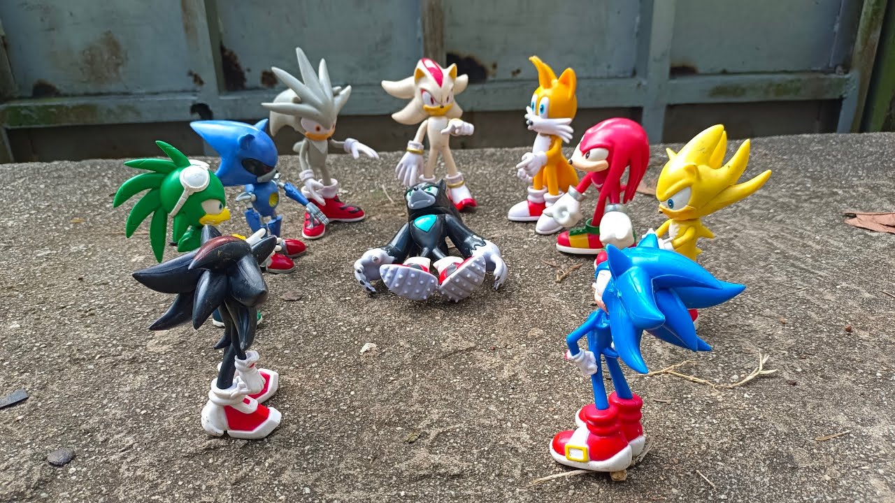 Sonic Hedgehog/Unboxing Figure/Super Sonic/Warehog/Metal Sonic/Knuckles ...