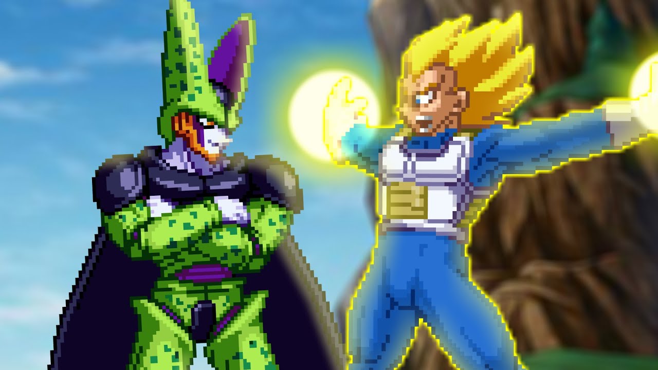 Vegeta's Final Flash - Sprite Animation (FLASH WARNING) - YouTube