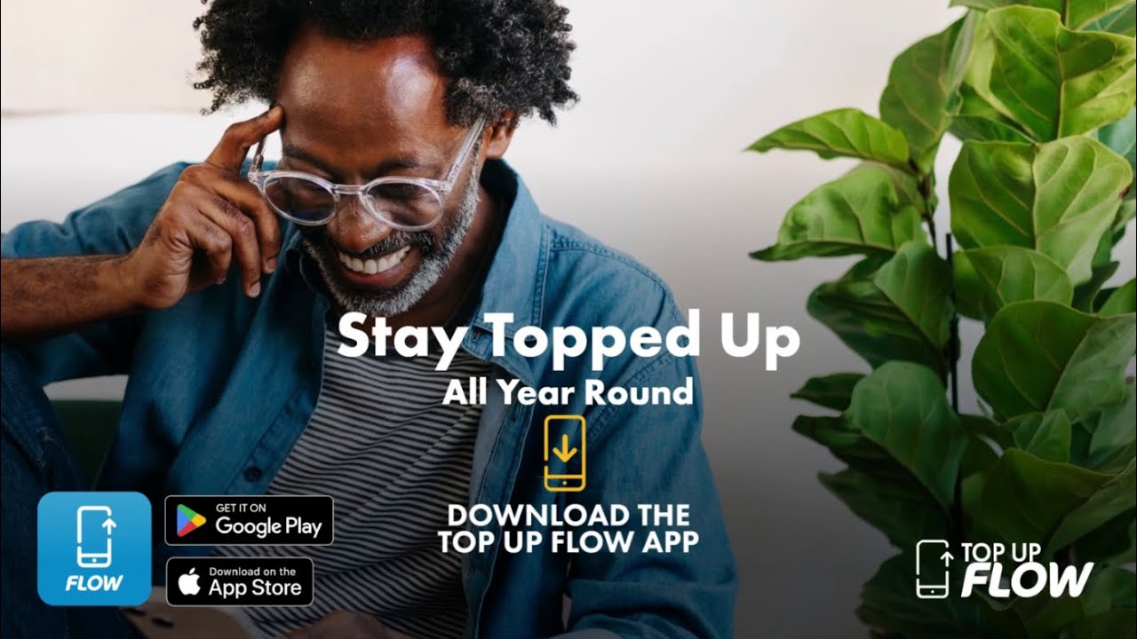 Stay Topped Up - Download the Top Up Flow App - YouTube