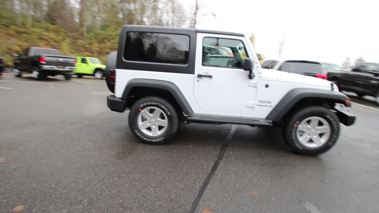 2016 Jeep Wrangler Sport | White | GL339968 | Redmond | Seattle | - YouTube
