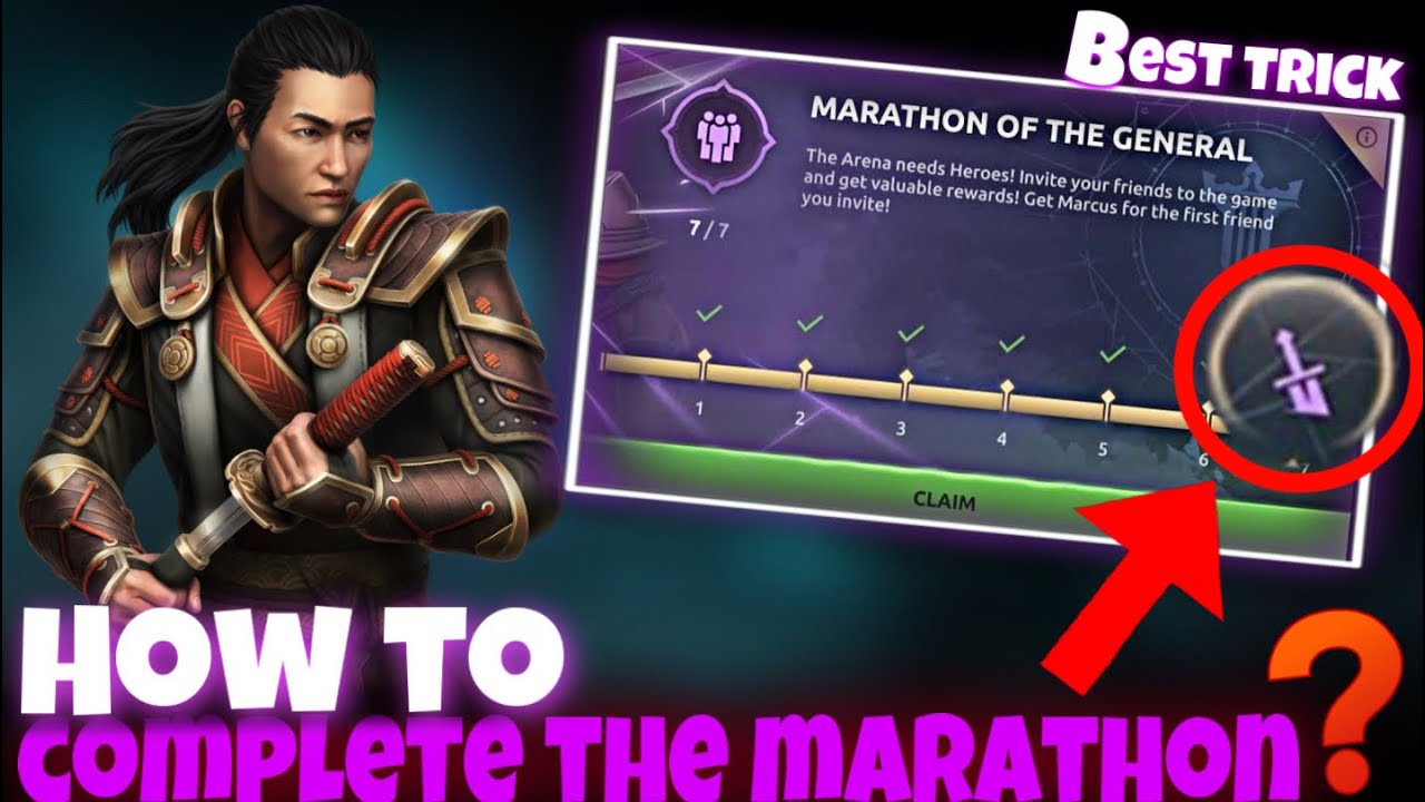 How To Complete This Marathon ? 🤔 | Shadow Fight Arena - YouTube