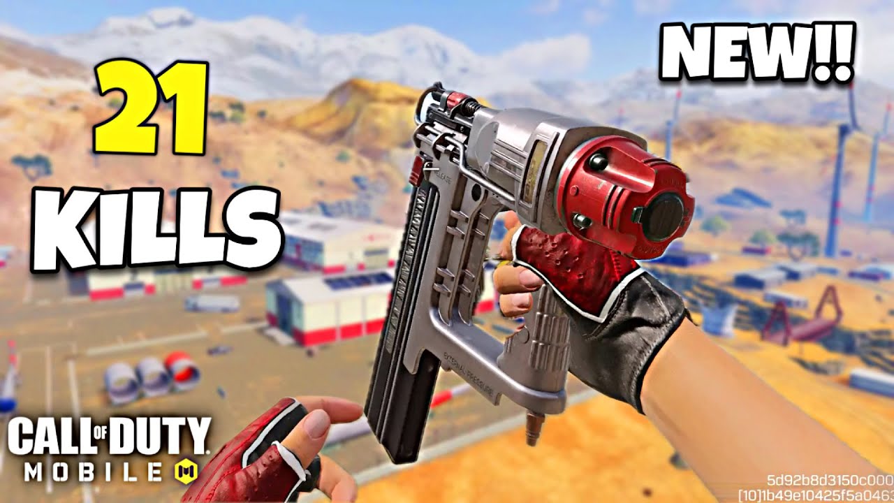 *NEW* NAIL GUN IS INSANE IN COD MOBILE!! | 21 KILL GAMEPLAY - YouTube
