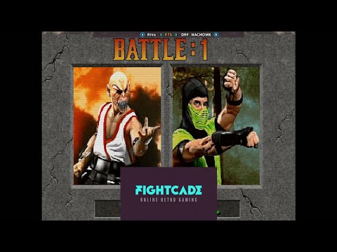 Mortal Kombat 2 Classic Arcade Fighting Game 1v1 FT5 Rivo vs DRF ...