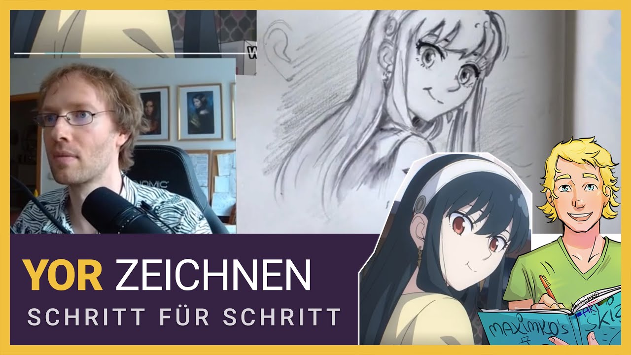 Spy x Family Anime - Yor Forger zeichnen | Schritt-für-Schritt Tutorial ...