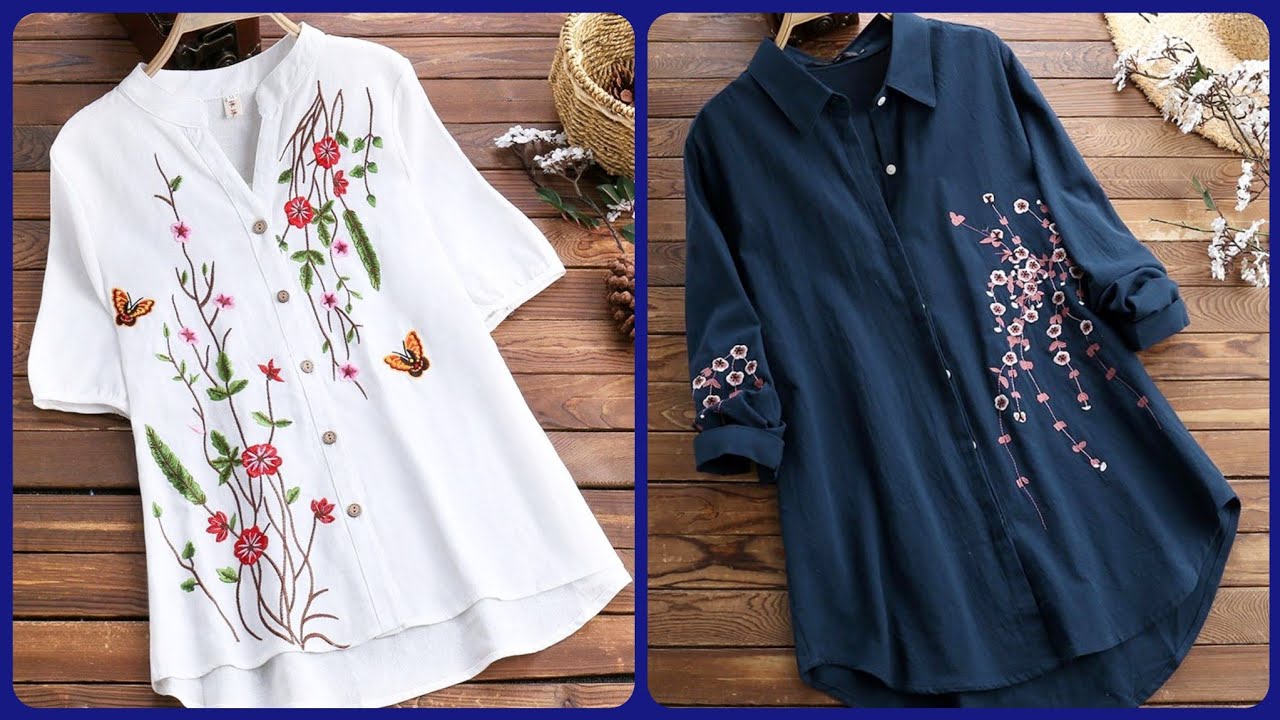 Top Stylish And Trendy Embroidered Tunic Top Designs Collection 2020 ...