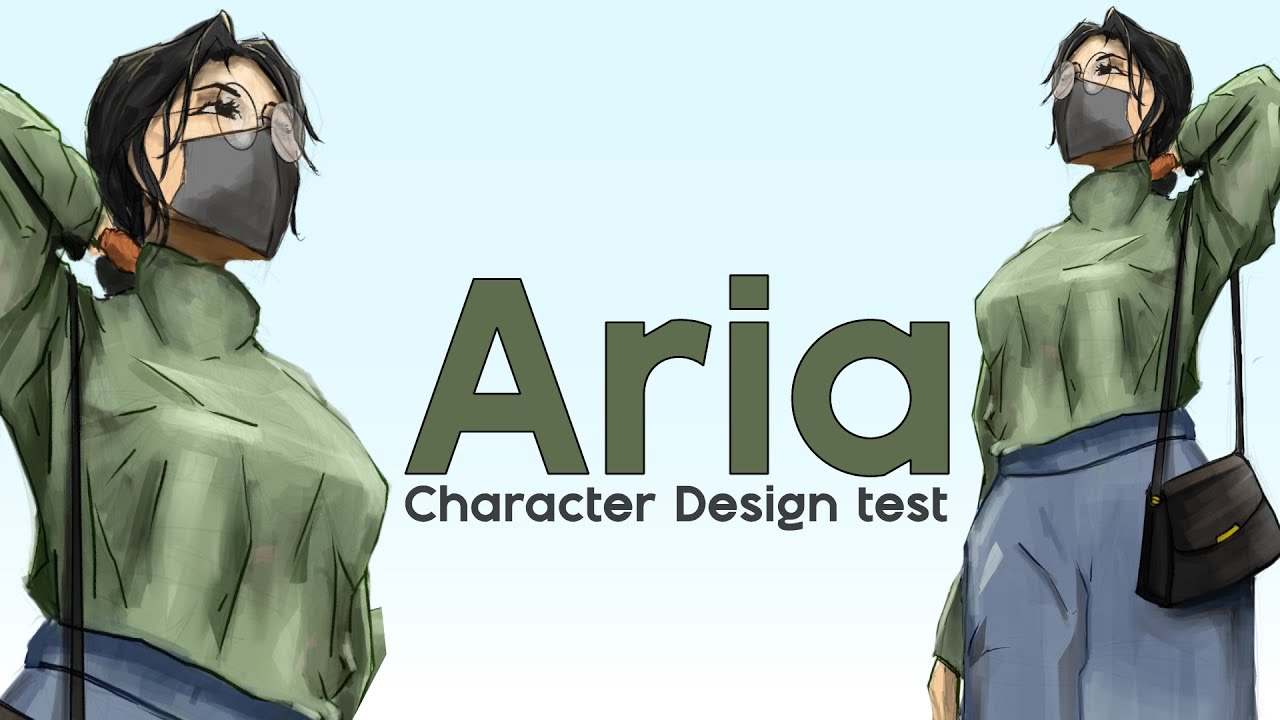 Aria - Character design test - YouTube