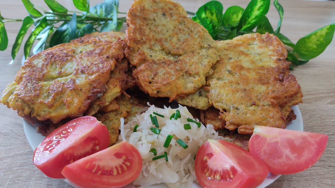 křupavý bramborák #food #jídlo #brambory - YouTube