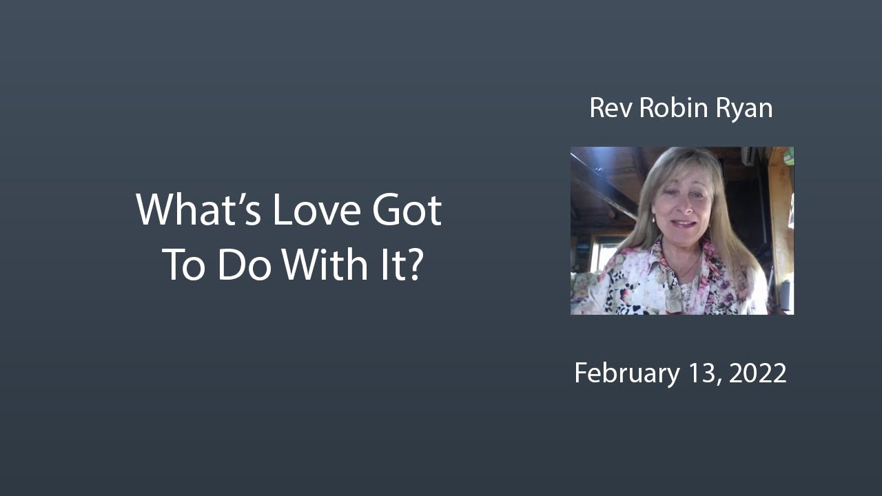 Rev Robin Ryan - What's Love Got To Do With It - YouTube