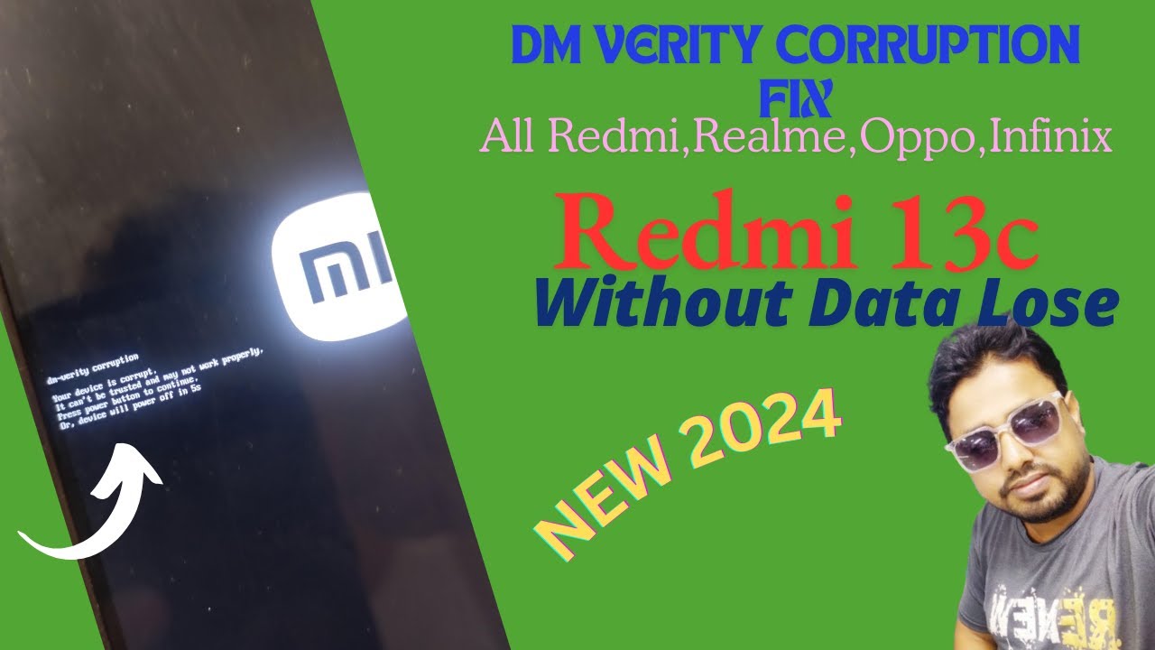dm verity corruption All xiaomi Redmi Realme Infinix oppo How to Fix New 2024 - YouTube