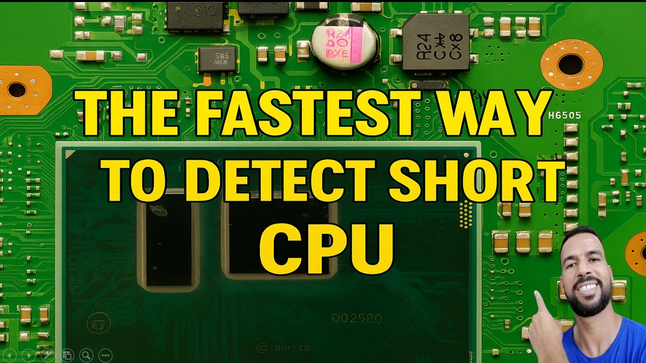 How To Find a Short Circuit on Any Motherboard Fast | Identify Shorted ...