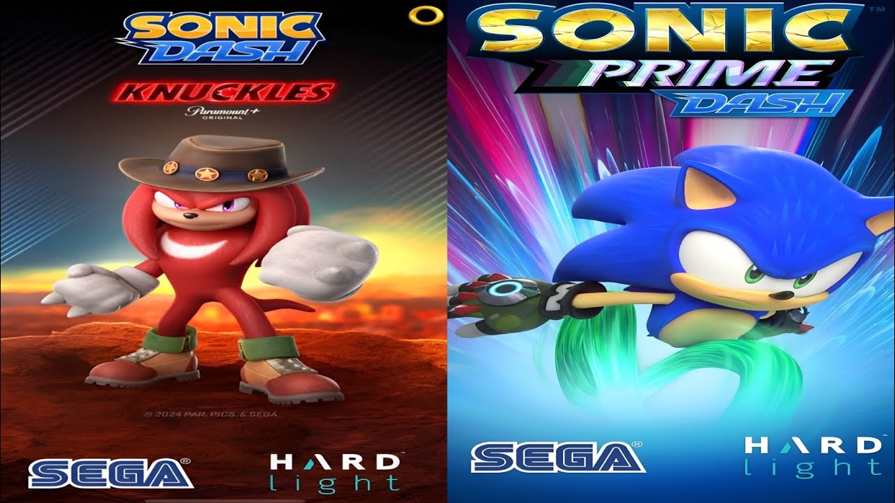 Sonic Dash 🆚 Sonic Prime Dash - Series Knuckles 🆚 Movie Knuckles Vs ...
